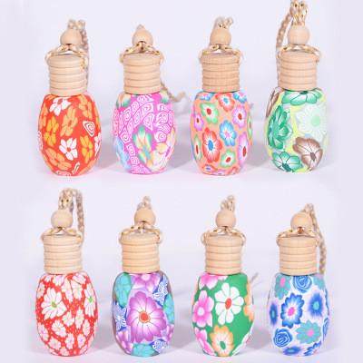 China 12-15ml Polymer Clay Perfume Bottle Car Accessories Tourist Crafts Eco-Friendly for sale