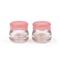 China 10g Acrylic ABS Plastic Cream Jar with Mushroom Head for Lip Balm and Sample Packaging for sale