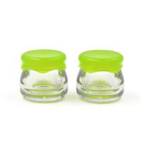 China 10g Acrylic ABS Plastic Cream Jar with Mushroom Head for Lip Balm and Sample Packaging for sale