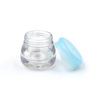 China 10g Acrylic ABS Plastic Cream Jar with Mushroom Head for Lip Balm and Sample Packaging for sale