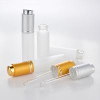 China 10ml Frosted Glass Dropper Bottle for Essential Oil Perfume Sample Packaging for sale