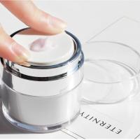 China 15g 30g 50g 100g Airless Acrylic Cream Jars for Cosmetic Packaging Plastic Lotion Jars for sale