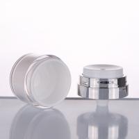 China 15g 30g 50g 100g Airless Acrylic Cream Jars for Cosmetic Packaging Plastic Lotion Jars for sale