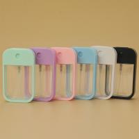 China Wholesale 45ml PET Silicone Credit Card Perfume Spray Bottle Portable Pocket Dispenser for sale