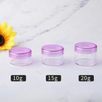 China Wholesale High Transparent PS Plastic Cream Jars 3g to 40g for Eyeshadow Cosmetic Packaging for sale