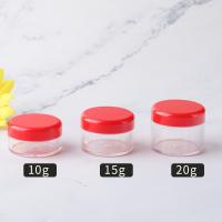 China Wholesale High Transparent PS Plastic Cream Jars 3g to 40g for Eyeshadow Cosmetic Packaging for sale