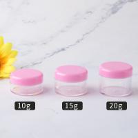 China Wholesale High Transparent PS Plastic Cream Jars 3g to 40g for Eyeshadow Cosmetic Packaging for sale