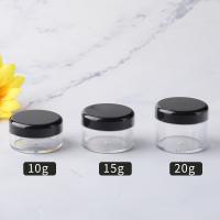 China Wholesale High Transparent PS Plastic Cream Jars 3g to 40g for Eyeshadow Cosmetic Packaging for sale
