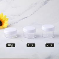 China Wholesale High Transparent PS Plastic Cream Jars 3g to 40g for Eyeshadow Cosmetic Packaging for sale