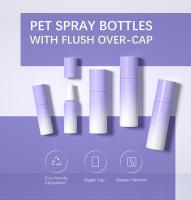 China 50ml 150ml 200ml Empty Plastic Spray Bottles Adjustable Nozzle Continuous Trigger Refillable Cosmetic for sale