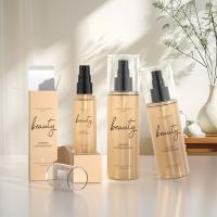 China Refillable Plastic Spray Bottle 50ml 100ml 150ml 200ml Adjustable Mist Cosmetic Perfume Bottle for sale
