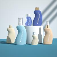 China Waist-shaped PET Plastic Bottle 30ml 100ml Essential Oil Perfume Bottle Fine Mist Spray Lotion Dispenser Pump Bottles for sale