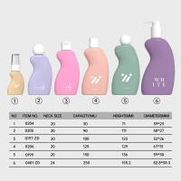 China Waist-shaped PET Plastic Bottle 30ml 100ml Essential Oil Perfume Bottle Fine Mist Spray Lotion Dispenser Pump Bottles for sale
