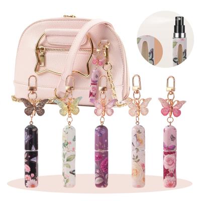China 5ml Empty Perfume Bottles Fine Mist Spray PP Inner Bottle Round Shape Clear Custom Color Travel Cosmetic Vials for sale