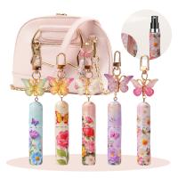 China 5ml Empty Perfume Bottles Fine Mist Spray PP Inner Bottle Round Shape Clear Custom Color Travel Cosmetic Vials for sale
