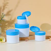 China Double-layer Cream Jars, Multi-Purpose Empty Cosmetic Cream Container, Leak-Proof Dust-Proof Skincare Storage Jar for Facial Cream, Body Lotion, Cleansing Mud Mask, Plastic Cream Jars for sale