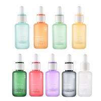 China 10ml 15ml 30ml Essential Oil Glass Dropper Bottles Double-Layered Cylindrical Cosmetic Bottles for sale