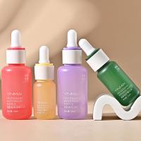 China 10ml 15ml 30ml Essential Oil Glass Dropper Bottles Double-Layered Cylindrical Cosmetic Bottles for sale