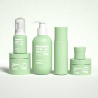 China Biodegradable Recycled Plastic Cosmetic Packaging Set 100ml Customizable Bottle for sale