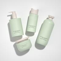China Custom PET Cosmetic Packaging Set 250ml 500ml Lotion Shampoo Bottle with Dispenser Pump Eco Friendly for sale