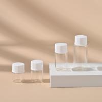 China Wholesale 1ml 1.5ml 2ml 3ml 5ml Amber & Clear Glass Sample Vials, Mini Essential Oil Trial Bottles with Colorful Ribbed Plastic Caps for sale