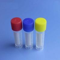 China PP Screw Cap Flat Bottom Cryo Tube 0.5ml to 10ml Autoclavable Freezable -181°C for sale