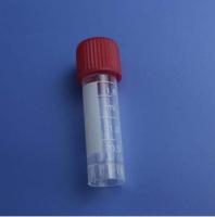 China PP Screw Cap Flat Bottom Cryo Tube 0.5ml to 10ml Autoclavable Freezable -181°C for sale
