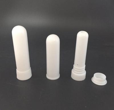 China Plastic PP Nasal Inhaler Stick 10ml Essential Oil Aromatherapy Tube with Cotton Wicks for sale