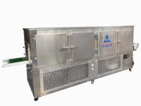 China Industrial Lipstick Cooling Tunnel with 4000mm Conveyor Belt and -15°C Temperature Range for Cosmetics Manufacturing for sale