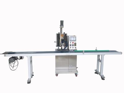 China Single Head Automatic Cream Filling Machine with 3000x200mm Conveyor Belt, 3KW Power, 30-70 pcs/min Capacity for sale