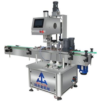 China 800W Automatic Liquid Filling and Capping Machine with 20-50 Pcs/Min Capacity and Servo Torque Control for sale