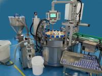 China Double Head SUS304 Cream Filling Machine for Cosmetics - 10-220g Capacity, 35-50 BPM Speed for sale