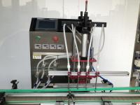 China Four-Head Stainless Steel Gear Pump Filling Machine 2000×760×1600mm 40-60 BPM Capacity for sale