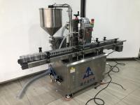 China Servo Single Head Gear Pump Liquid Filling Machine Fully Automatic 60-100 BPM 4L Capacity for sale