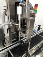 China Servo Single Head Gear Pump Liquid Filling Machine Fully Automatic 60-100 BPM 4L Capacity for sale