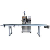China 3KW Stainless Steel SUS304 Gear Pump Filling Machine with Heating System 20-70 pcs/min ±0.1g Accuracy for sale