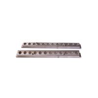 China 12-Hole Slant Lipstick Mold with Custom Logo - 3-5 Molds/Minute Production & 1-3 Year Lifespan for sale