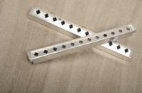 China 12 Hole Diy Lipstick Mold hard lipstick forming moulds aluminum alloy for sale