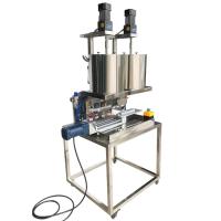 China 2.6KW Lipstick Production Line Marble Lipstick Filling Machine Double Color for sale