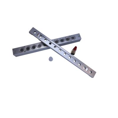 China 10 Holes Vermicelli Lipstick Molder For hard lipstick forming moulds for sale