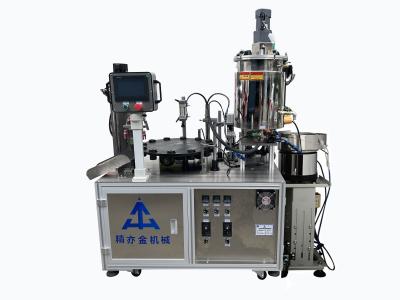 China Single-Head Heated Lip Glaze Carousel Machine with 1800 Units/Hour Capacity and 1-20ml Filling Range for Cosmetic Production for sale