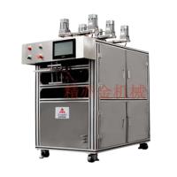 China 380V 9.5KW Multi-Color Cosmetic Cream Filling Machine with 3M Conveyor Belt | 0.3-6ML Range | 1500 Molds/Hour for sale
