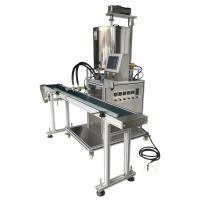 China 70L Double Head Gear Pump Filling Machine with Heating System | 40-140 pcs/min Capacity | 5KW Power for sale