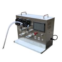 China PLC Double Head Nail Polish Filling Machine 1-500ml Capacity ±0.2g Precision 750-1000pcs/h Speed for sale