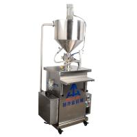 China 220V Pneumatic Piston Pump Filling Machine for Cosmetics - 20-50pcs/min Capacity, 5-1000ml Range for sale
