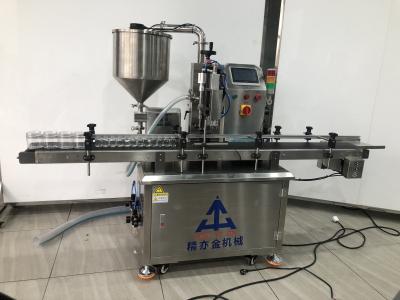 China Single Head Servo Gear Pump Filling Machine 6000 Bottles/Hour with 10ml-5L Capacity Range for sale