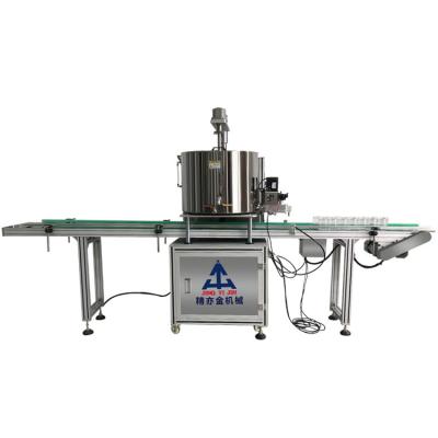 China Gear Type Quantitative Makeup Base Filling Machine 380V 50HZ with 80L Drum and 50-160pcs/min Capacity for sale