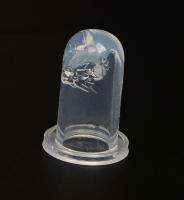 China Custom Cat Head Pattern Lipstick Silicone Mold - Transparent Design with Food-Grade Material for Cosmetic Production for sale