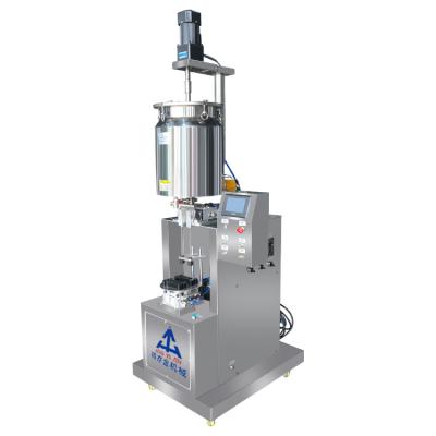 China SUS304 Small Lip Gloss Filling Machine with Double Nozzles - 1 Year Warranty AC Motor Rotary System for sale