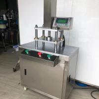 China Hydraulic Fluid Powder Pressing Machine 220V 50Hz 1KW with 0-50KG/M² Pressure Range for Cosmetic Production for sale